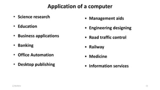 Lecture 1 notes ict | PPT