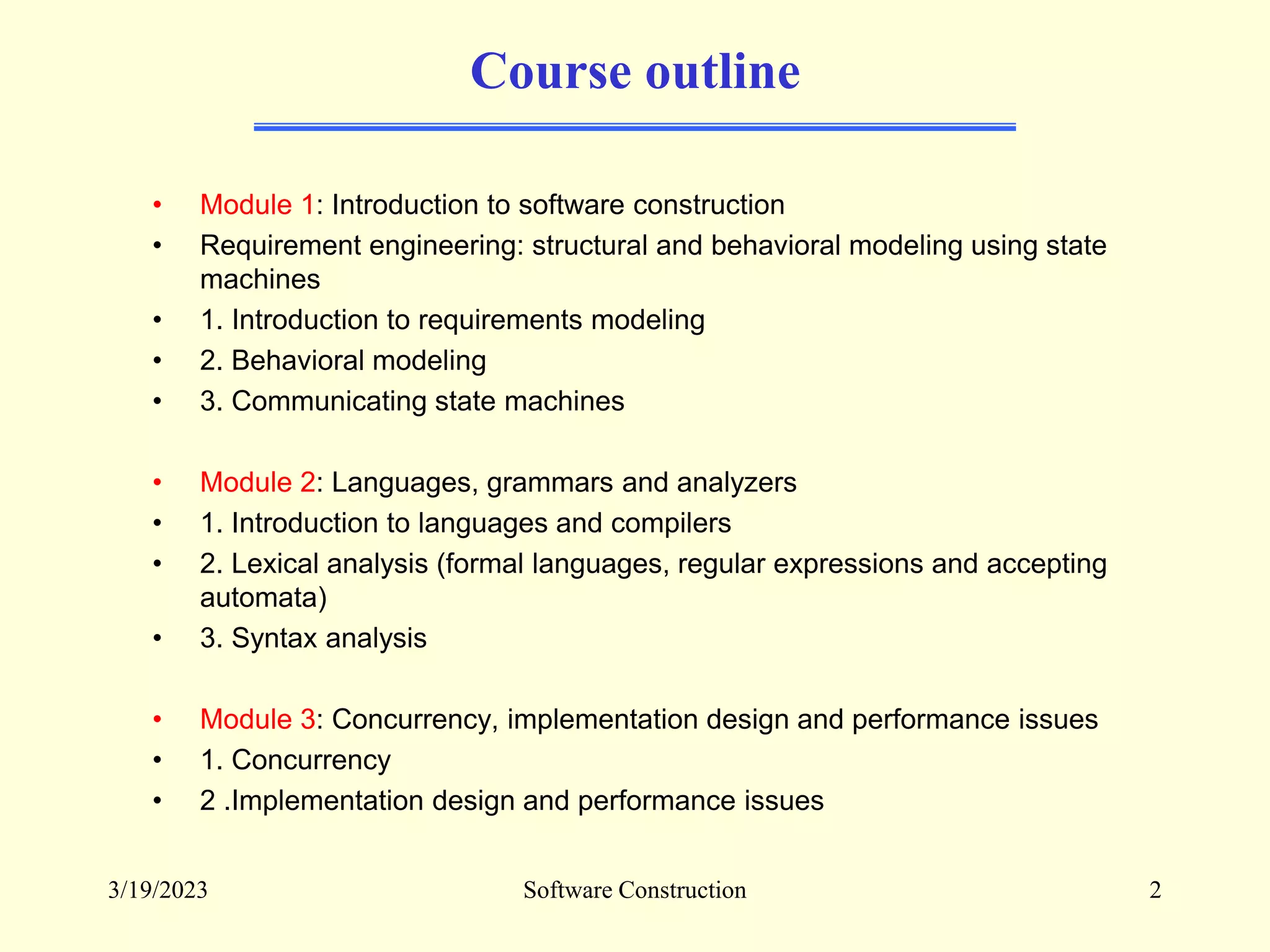 LECTURE 1 OF SOFTWARE CONSTRUCTION.ppt