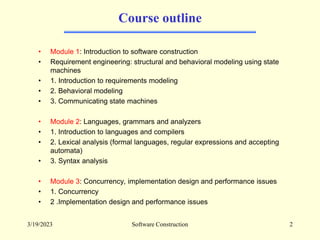 LECTURE 1 OF SOFTWARE CONSTRUCTION.ppt