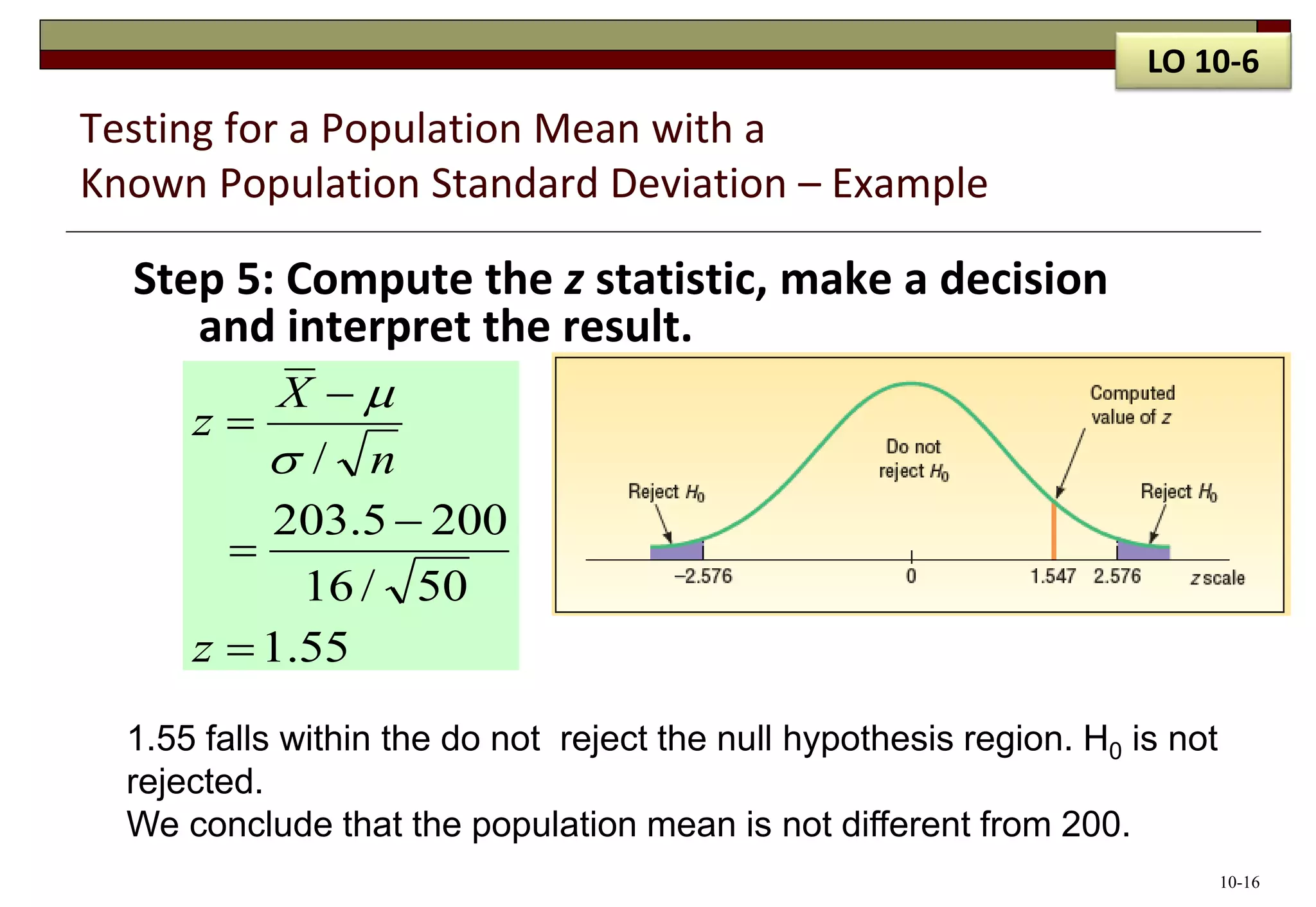 LECTURE 1 ONE SAMPLE T TEST.ppt