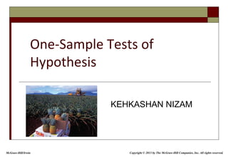LECTURE 1 ONE SAMPLE T TEST.ppt