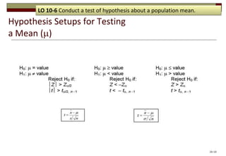 LECTURE 1 ONE SAMPLE T TEST.ppt