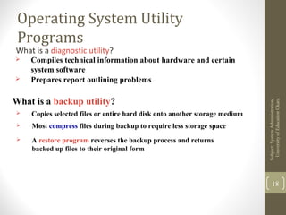 Operating Systems & Utility Programs | PPT