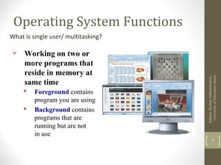 Operating Systems & Utility Programs | PPT