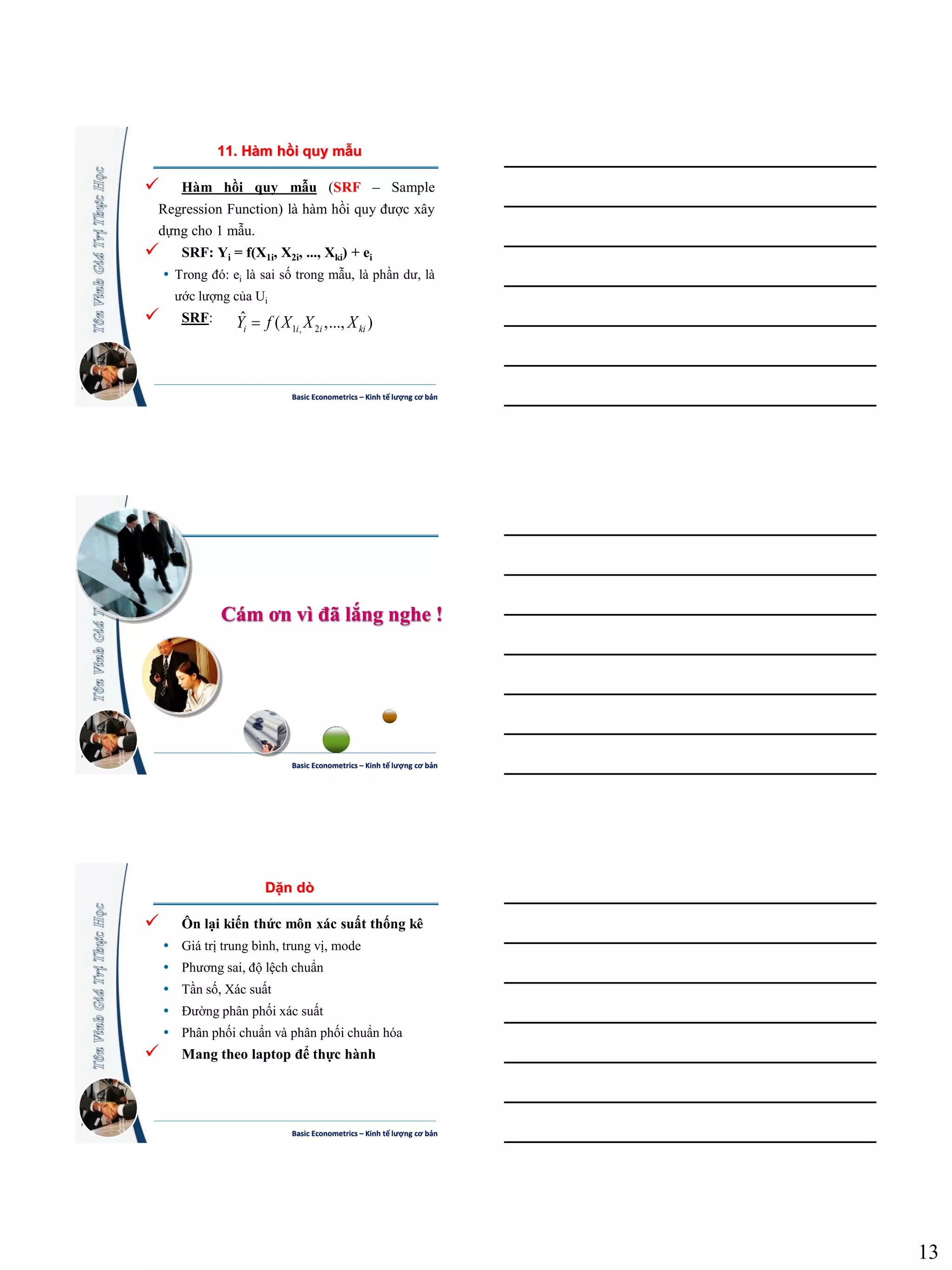 Chương 1: Nhập môn Kinh tế lượng | PDF