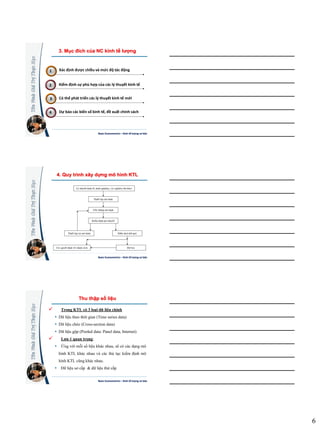 Chương 1: Nhập môn Kinh tế lượng | PDF