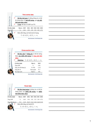 Chương 1: Nhập môn Kinh tế lượng | PDF