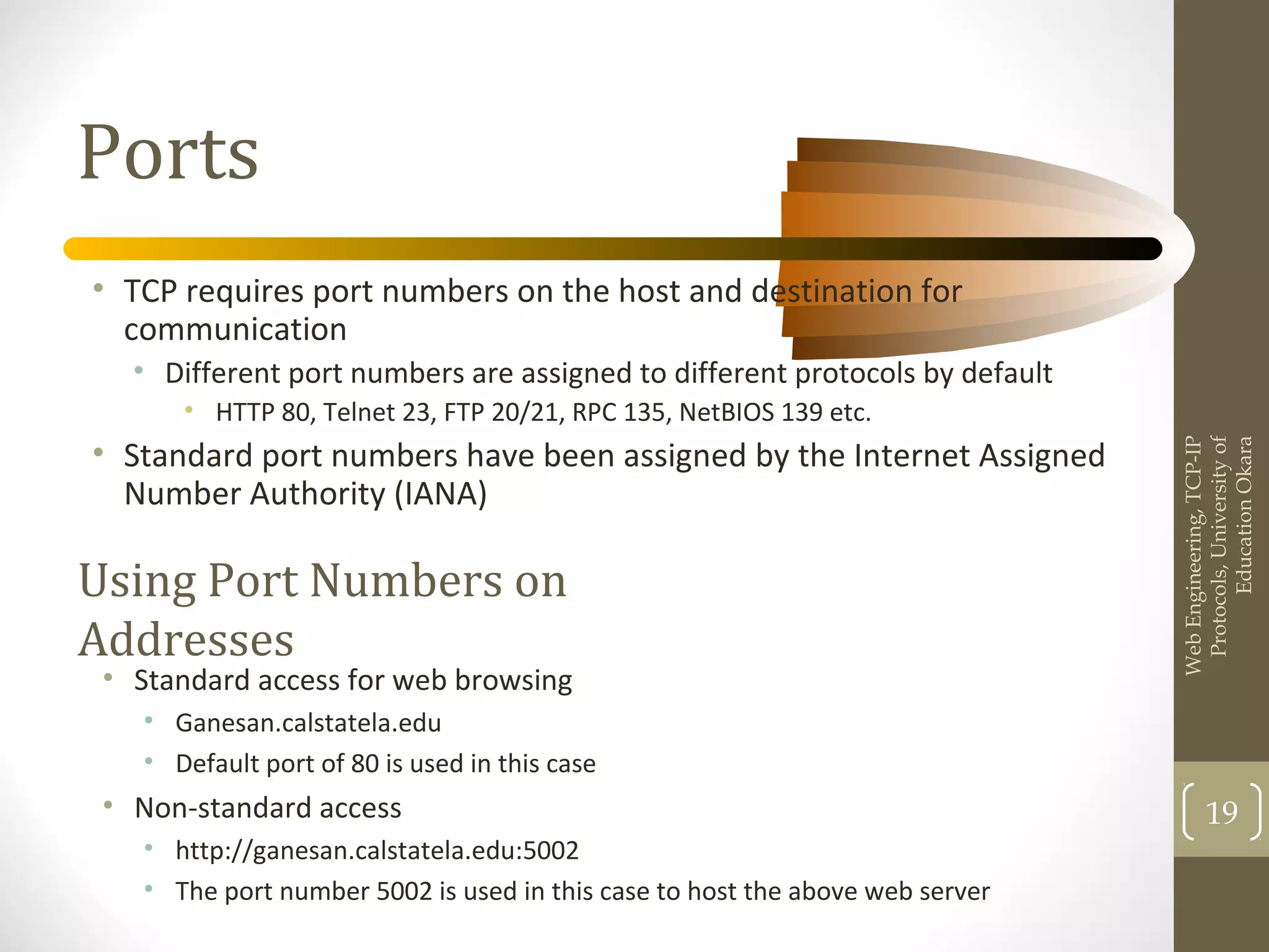 Overview of tcp ip | PPT