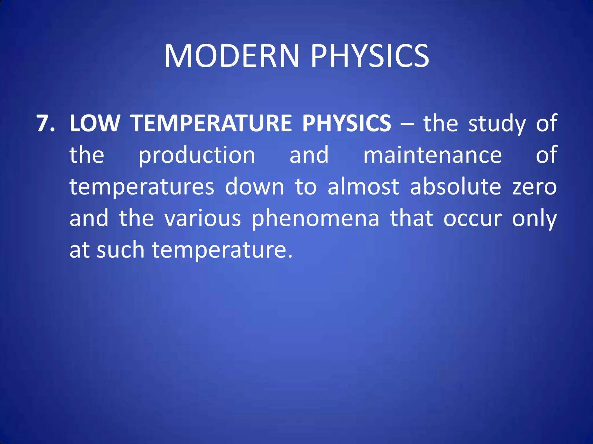 Branches of Physics | PPTX