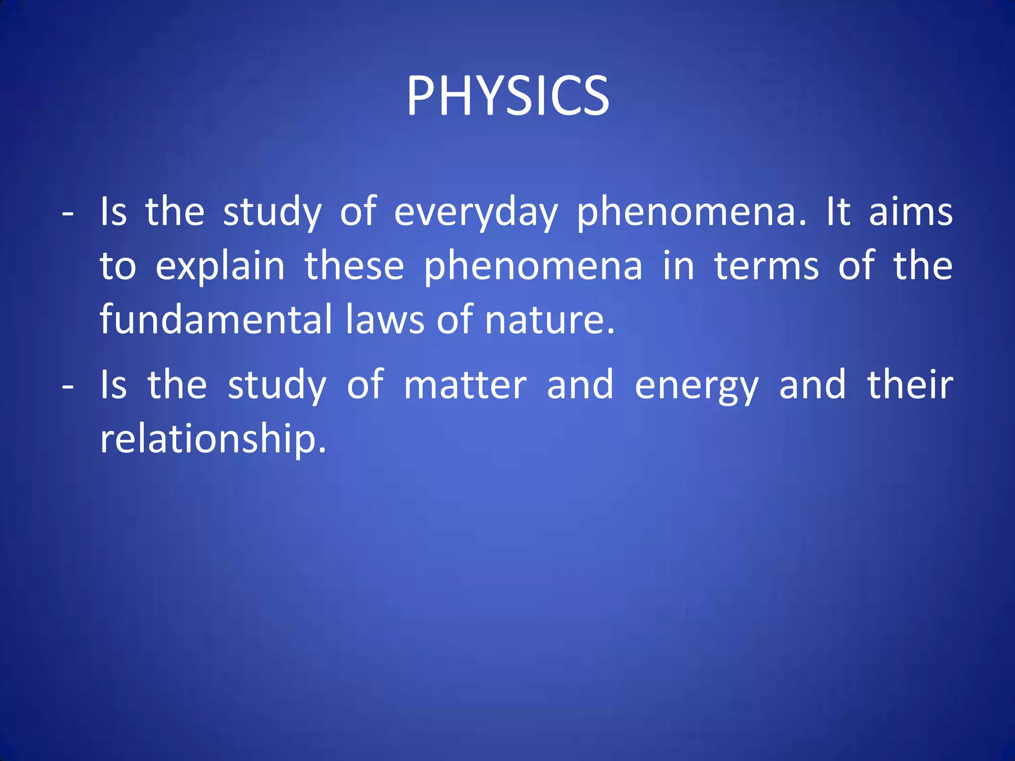 Branches of Physics | PPTX