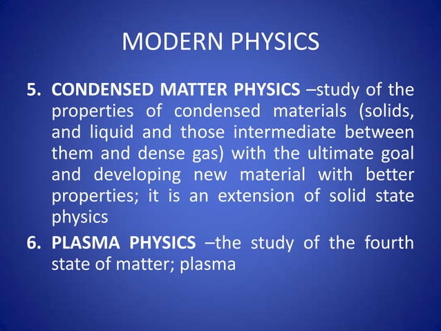 Branches of Physics | PPTX
