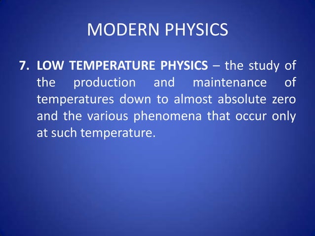 Branches of Physics | PPTX