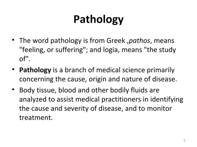 Lecture 1 pathophysiology | PPT | Blood Disorders | Diseases and Conditions