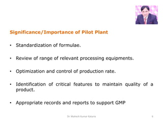 Pilot plant scale up techniques: Basics | PPT