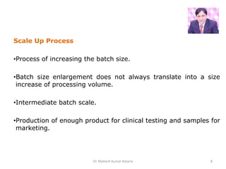 Pilot plant scale up techniques: Basics | PPT