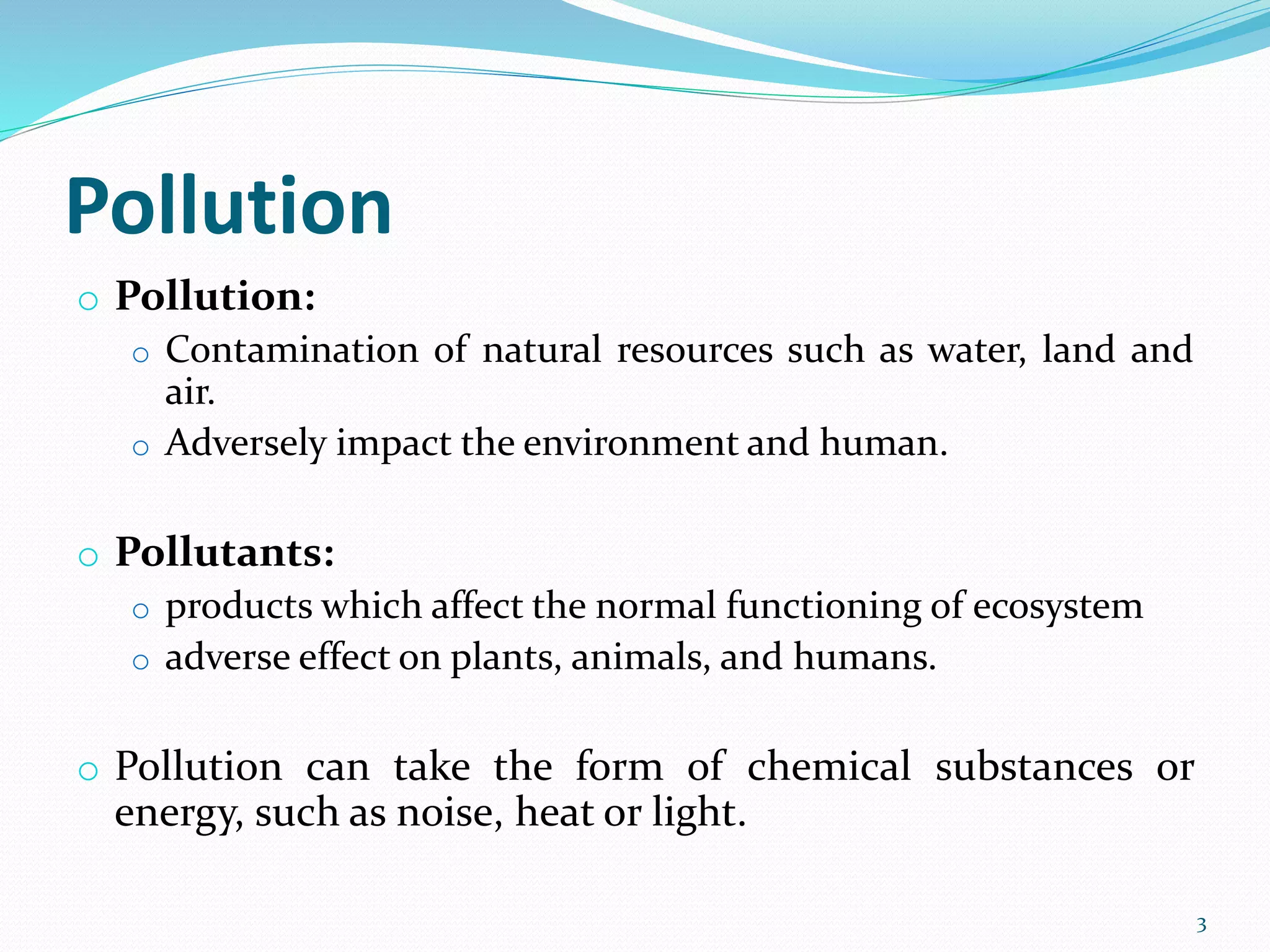 Lecture 1 pollution overview | PPT