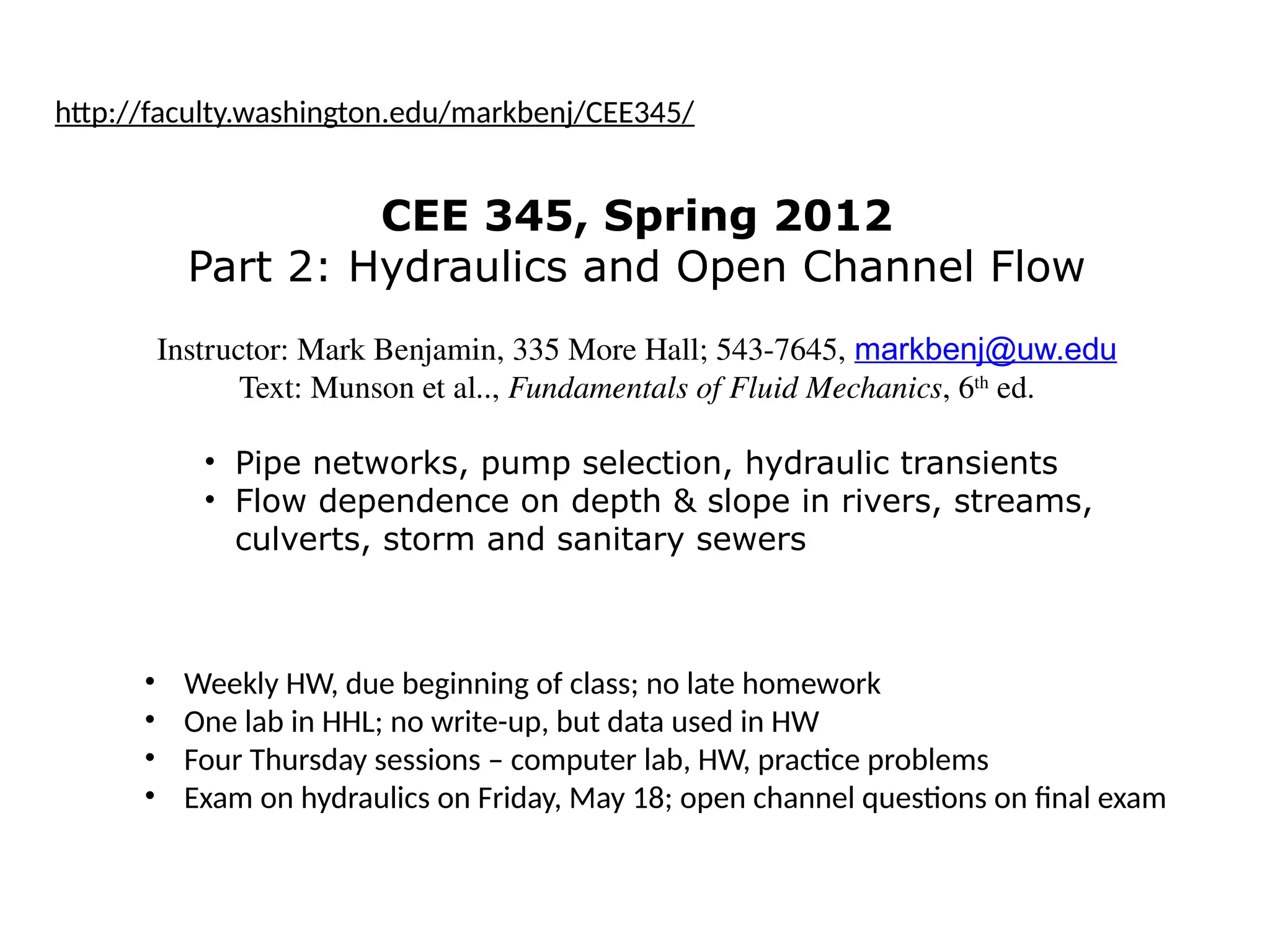 Hydraulics and open channel flow-Fluid Mechanics | PPTX
