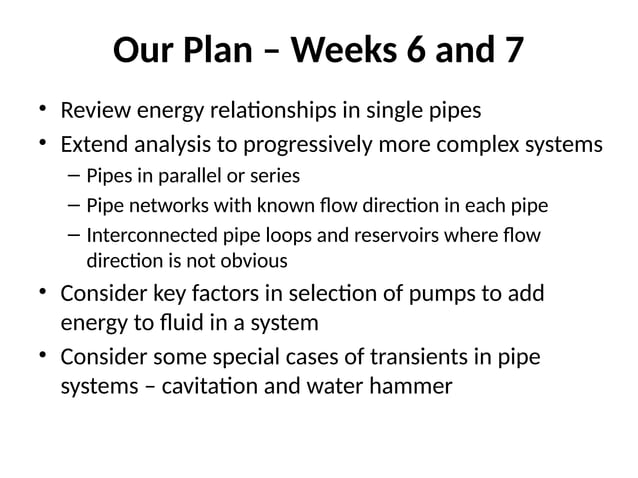 Hydraulics and open channel flow-Fluid Mechanics | PPT