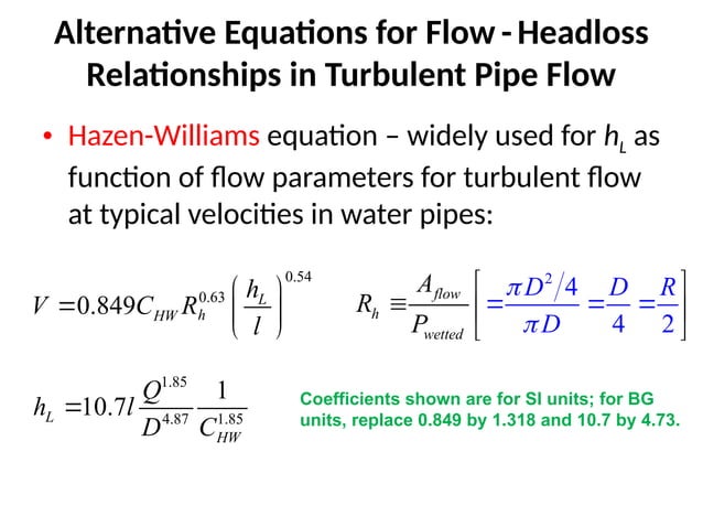 Hydraulics and open channel flow-Fluid Mechanics | PPT