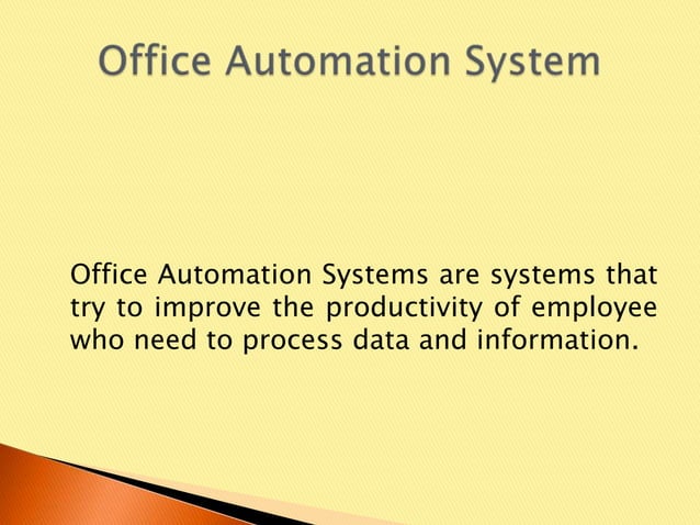 Lecture #1 - Introduction to Information System