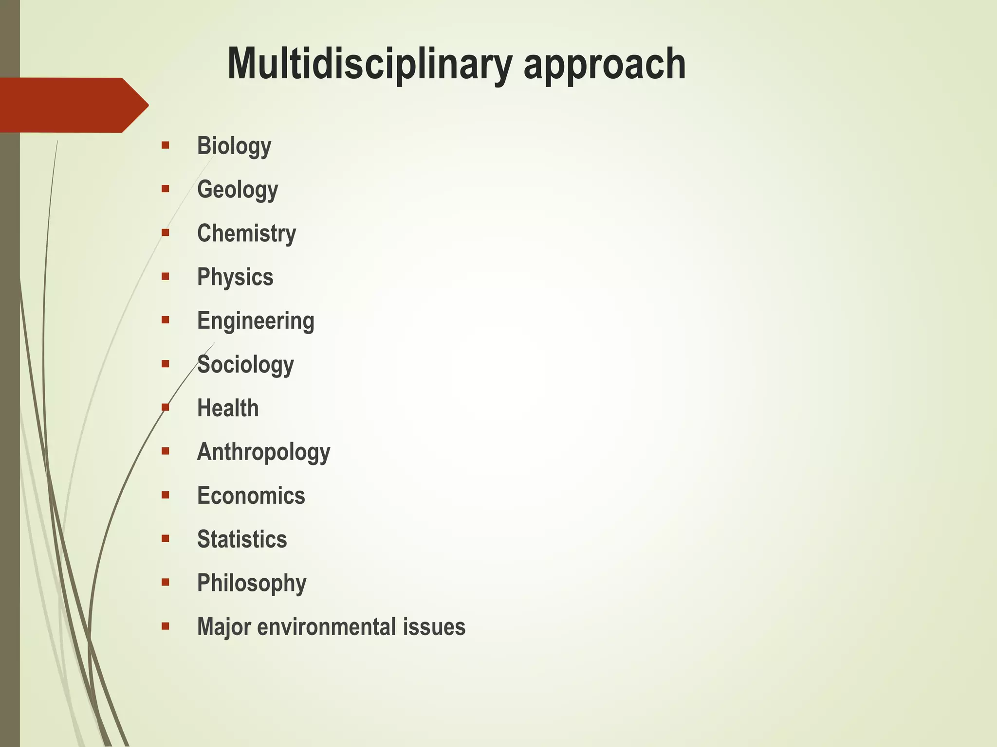 Lecture 1ppt Multidisciplinary nature of Environmental studies | PDF