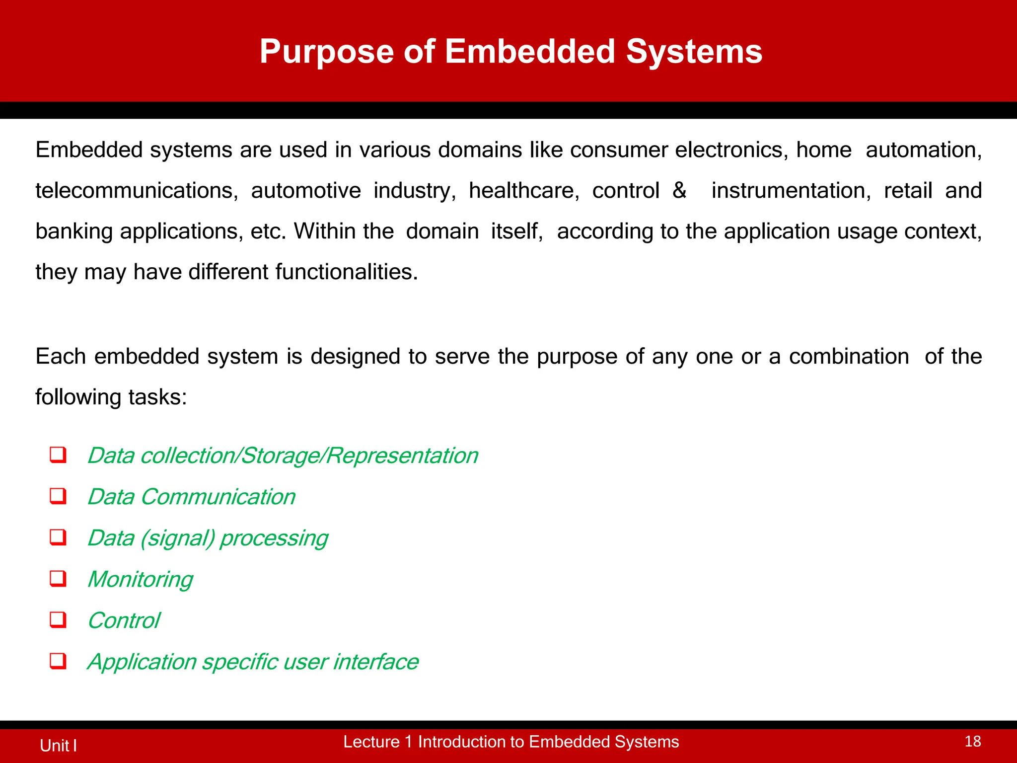 Lecture 1 PPT - Introduction to Embedded Systems.pptx