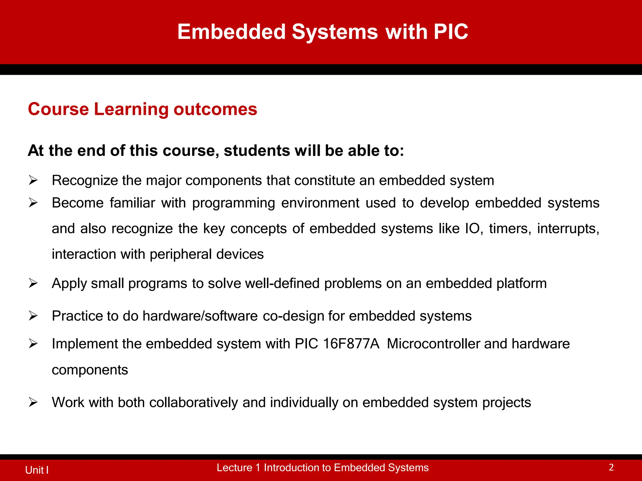Lecture 1 PPT - Introduction to Embedded Systems.pptx