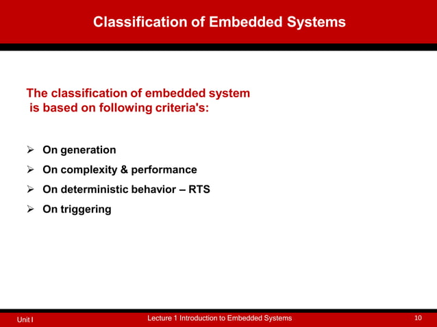 Lecture 1 PPT - Introduction to Embedded Systems.pptx