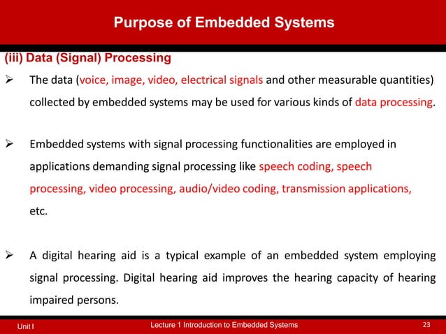 Lecture 1 PPT - Introduction to Embedded Systems.pptx