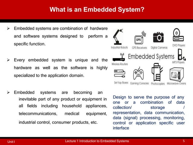 Lecture 1 PPT - Introduction to Embedded Systems.pptx