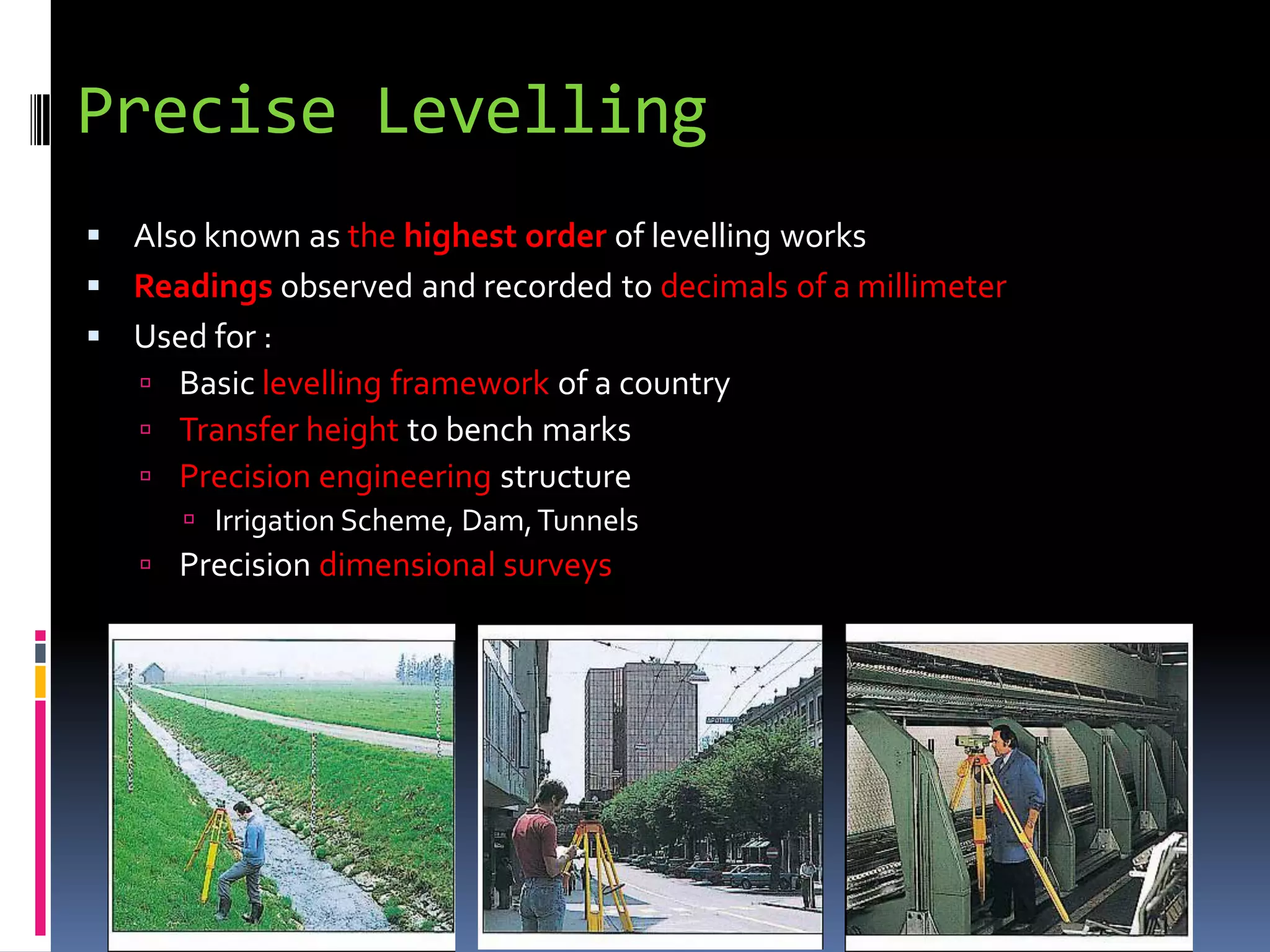 Lecture 1 precise levelling | PDF
