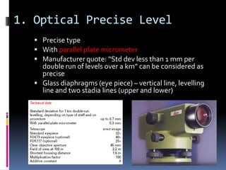 Lecture 1 precise levelling | PDF