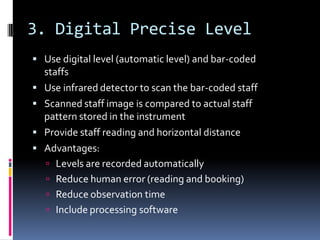 Lecture 1 precise levelling | PDF