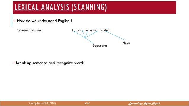 Lecture 1 Compiler design , computation | PPT
