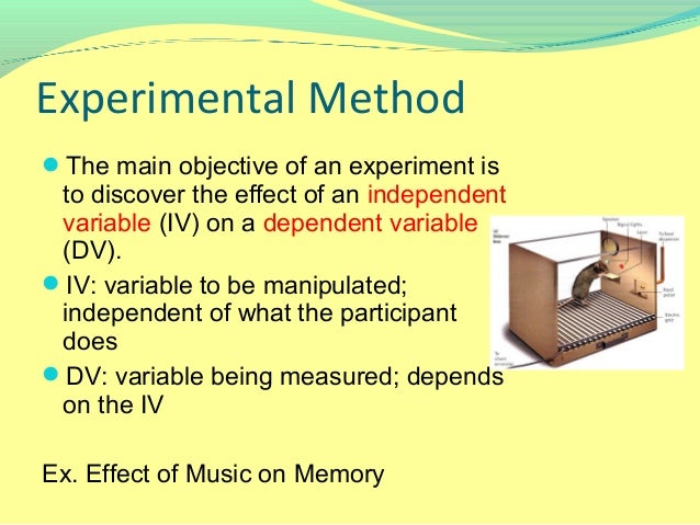 Experimental Method Examples