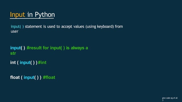 Lecture1_about python introduction variables | PPT