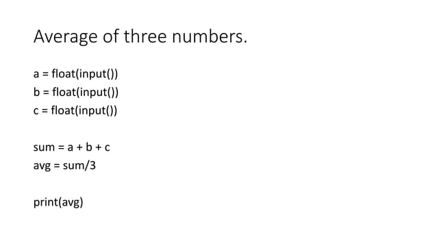 Lecture 1 Python Arithmetic Ewurc Ppt Free Download