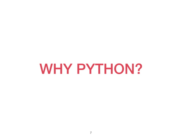 Python introduction and data visualization publish | PPT