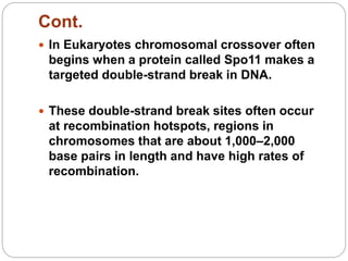 Lecture 1 Recombination_ Homologous Recombination (Final).pptx