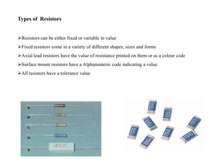 Lecture 1 resistors | PPTX