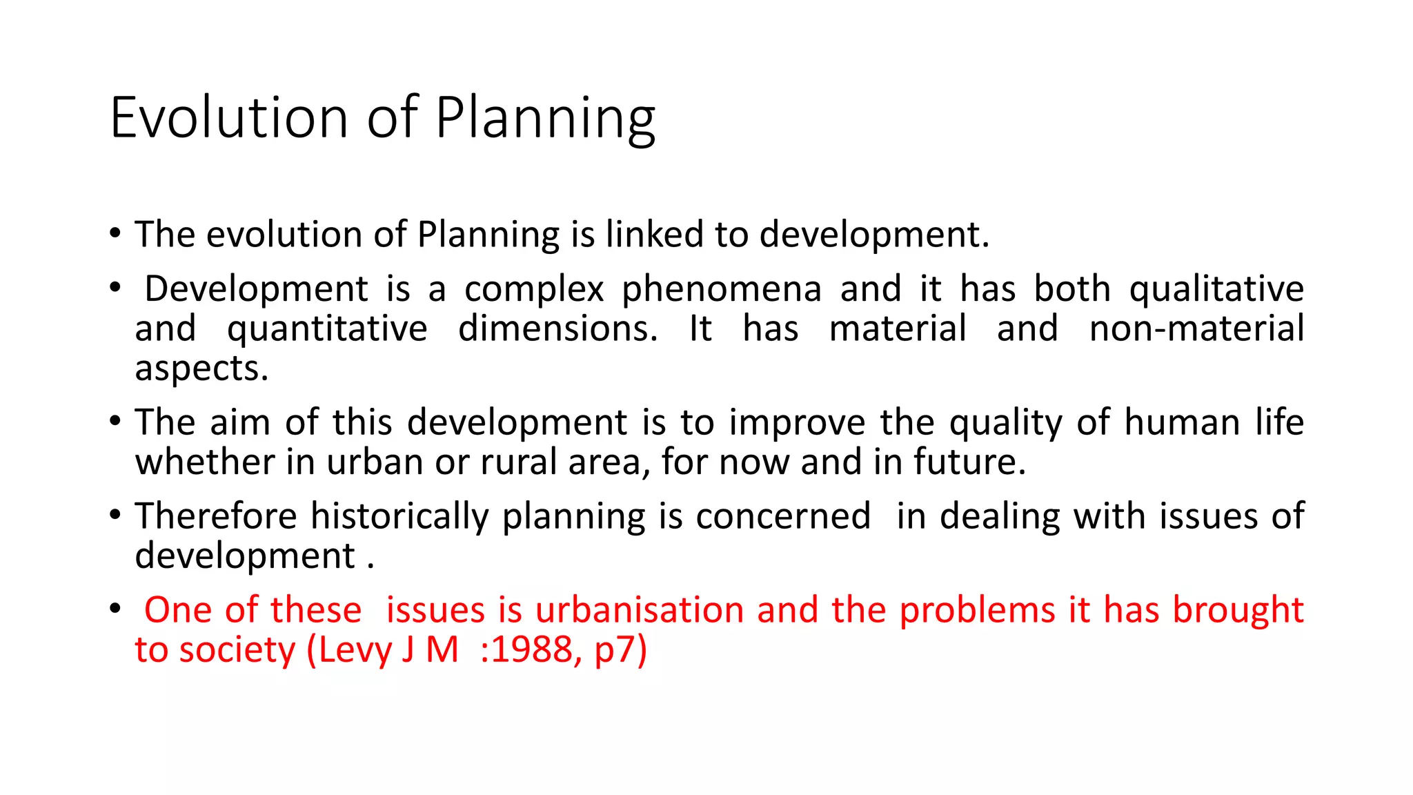 PLANNING THEORIES | PPT