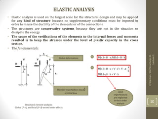 Lecture 1 s.s.iii Design of Steel Structures - Faculty of Civil ...