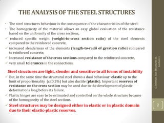 Lecture 1 s.s.iii Design of Steel Structures - Faculty of Civil ...