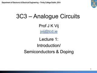 Lecture1 semiconductor doping_vij | PDF