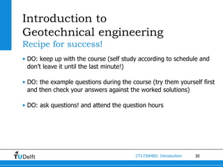 Lecture 1 September 2022 introduction to geotechnical engineering | PPT