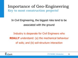 Lecture 1 September 2022 introduction to geotechnical engineering | PDF