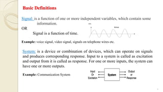 Lecture1: Introduction to signals | PDF
