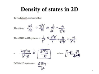 density of states | PPTX
