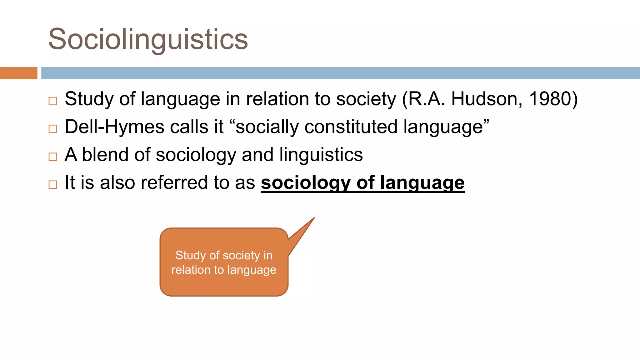 sociolinguistics | PPTX