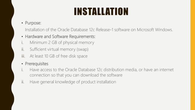 Lecture 1 sql {installation & uninstallation} | PPT | Free Download